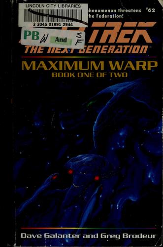 Star Trek: Maximum Warp - Dave Galanter - By The Book