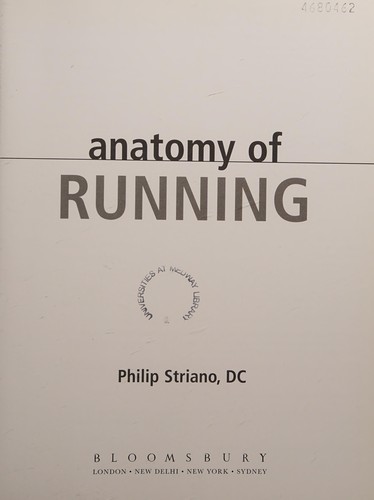 Anatomy of Running - Philip Striano - By The Book